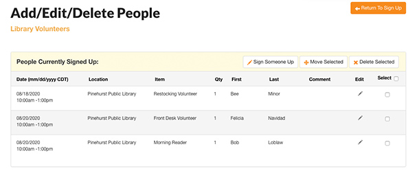 Genius Hack: Add, Edit or Delete People on Your Sign Up Genius Hack: Add, Edit or Delete People on Your Sign Up