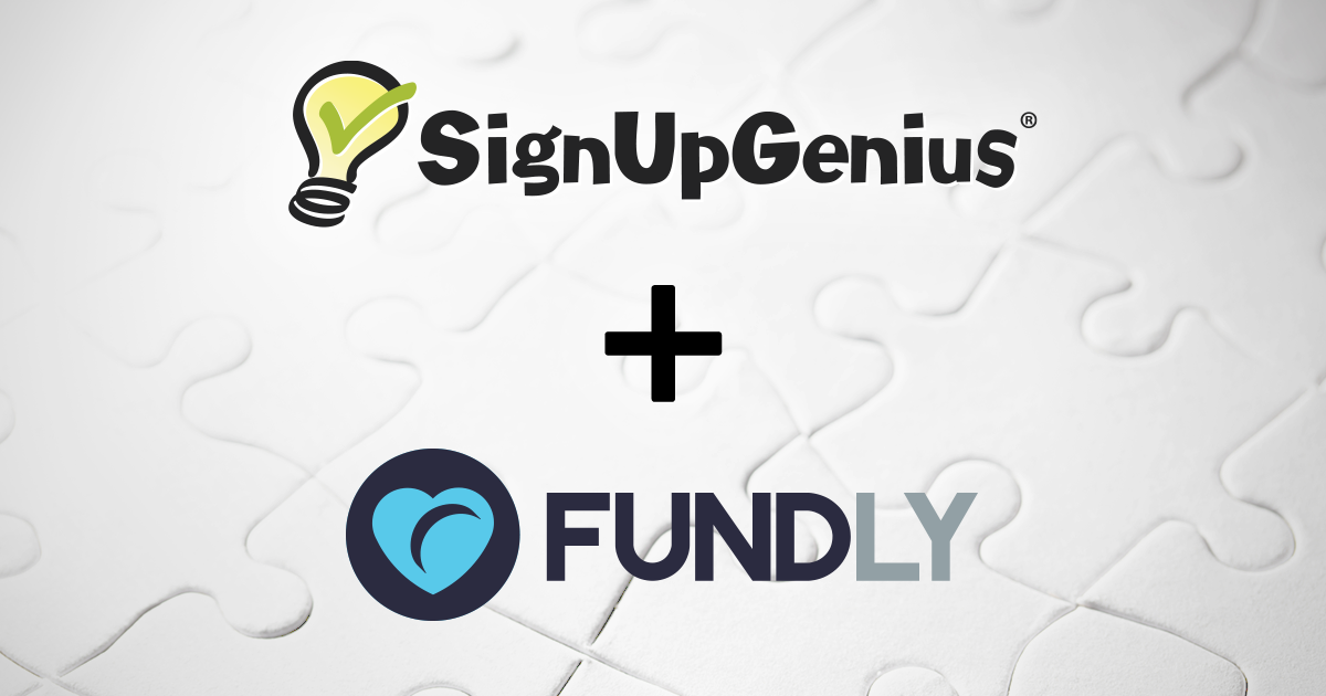SignUpGenius is Now Integrated with Fundly