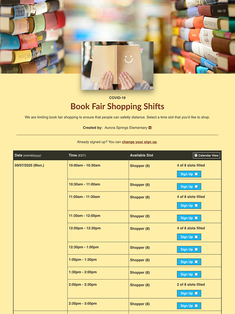 SignUpGenius.com: Free Online Sign Up Forms