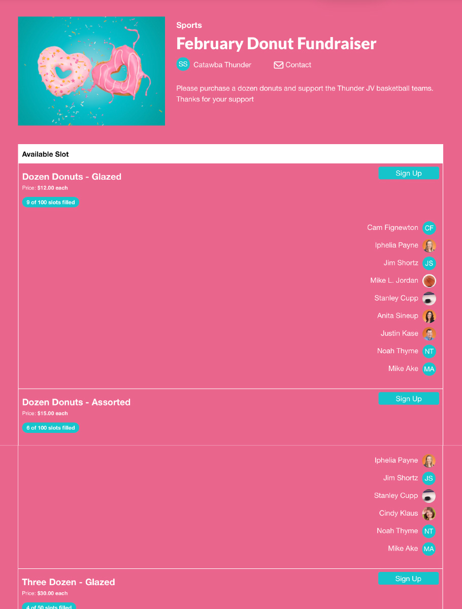 SignUpGenius - Free Online Sign Up Forms