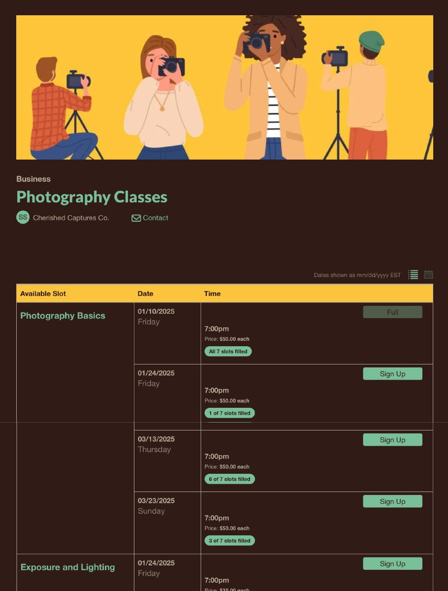 SignUpGenius - Free Online Sign Up Forms